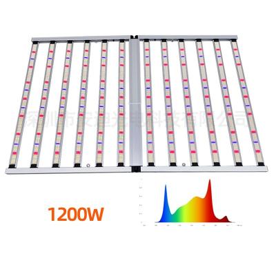 China 12 Bar Full Spectrum 1200W LED Grow Light Commercial Vertical Farming Grow Lights for sale