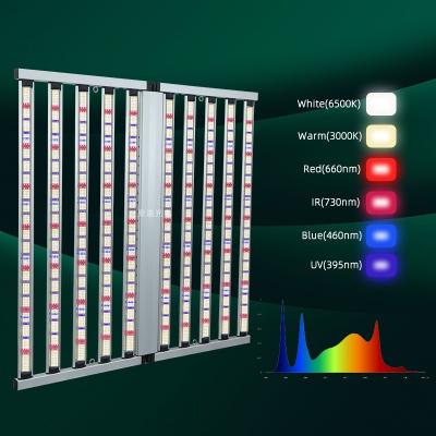 China Wholesale Samsung Lm301H EVO Lm281B 10 Bar 4*4 4*6ft Full Spectrum LED Plant Grow Light 1000W with UV IR for sale