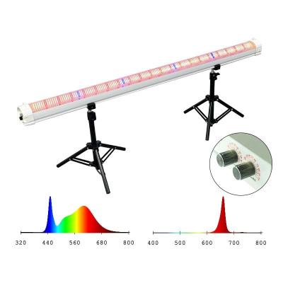 China Two Way Under Canopy Grow Lights 4ft Full Spectrum Grow Light Dimmable for sale