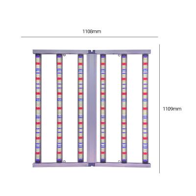 China Two Channels UV LED Grow Light 700 Watt Dimmable Daisy Chain Grow Lights for sale