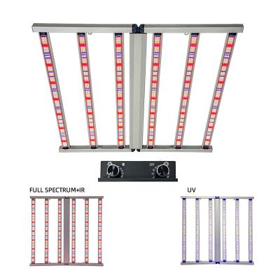 China Dual Channel 700W UV Indoor Plant Light , Greenhouse LED Grow Light With UV for sale