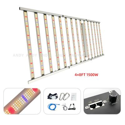 China ANDY Full Spectrum 15 Bar 1500W LED Plant Grow Light High PPE Samsung LM281B LM301H EVO Chips Sunlike for Seeding Veg Flower for sale