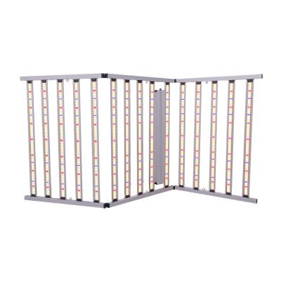 China 15 Bar 1500W Full Spectrum LED Plant Grow Light Fixtures Foldable Commercial for sale