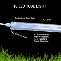 China IP65 LED Grow Light Tubes 6500k 18W 25W 36W T8 4 Foot Plant Grow Light for sale