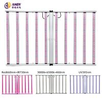 China Three Way Dimmable LED Grow Light 10 Bar 1100W Full Spectrum LED Plant Grow Light for sale