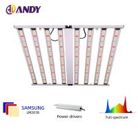 China 8bar 800W Led Grow Light Full Spectrum Customized Vertical Farm Commercial 110V 220V Dimmable Plant Growth Lamp for sale