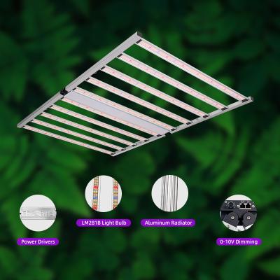 China ANDY 1000W 4×6ft 10 Bar LED Grow Light Full Spectrum SAMSUNG LM301H LM281B Chips Dimmable for Veg Flower Plant for sale