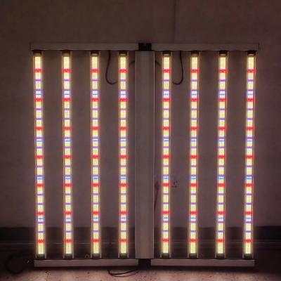 China 4×4ft UV LED Grow Light 900W 8 Bar LED Grow Light Full Spectrum For Indoor Cultivation for sale