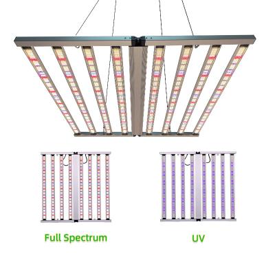 China Two Way 900 Watt LED Grow Light Full Spectrum UV IR LED Grow Light 730nm for sale