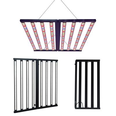 China Full Spectrum 4x4ft 8 Bar 800W Led Grow Light Veg Flower Stages Hydroponic With Samsung Lm301b Lm 281b Lm301h for sale