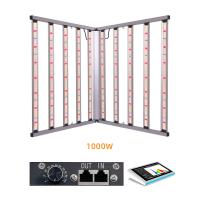 China Foldable Dimmable Full Spectrum 1000w Led Grow Light Bar Samsung Lm281b Lm301h Evo for Veg Fruit Bloom for sale