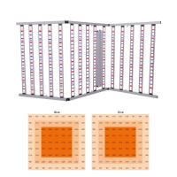 China Factory Two Channels Dimmable Foldable 1600W Samsong LM301H 281B EVO Led Grow Light Bar with UV IR for sale