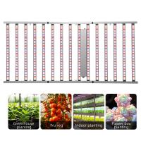 China AD Dimmable Two Channels 1600W UV Led Plant Grow Light Bar Foldable Indoor Commercial LM301H EVO 281B Full Spectrum IR for sale