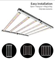 China High Yield Commercial Greenhouse Vertical Farms Full Spectrum 3.0μmol/J 720W LED Hydroponics Plant Grow Lights for sale