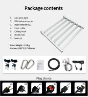 China 1200W Foldable LED Grow Light 4x6ft Coverage 3720μmol/s PPF for sale