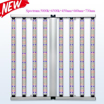 China 800W Foldable LED Grow Light with Uniform Light Distribution Energy-Efficient Performance and Adjustable Light Intensity for sale
