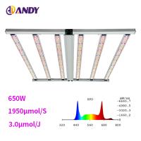 China Foldable Full Spectrum Lm301H EVO 650W LED Grow Lights Bar for sale