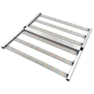 China 4x4ft 650W Full Spectrum Grow Lights SAMSUNG Indoor Vertical Farming Plants LED Bar Foldable for sale
