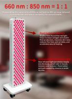 China LED 660nm 850nm infrared red light therapy panel for sale