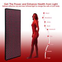 China Whole Body Infrared Therapy Panel 1200 LEDs 6000W 1.8m High for sale