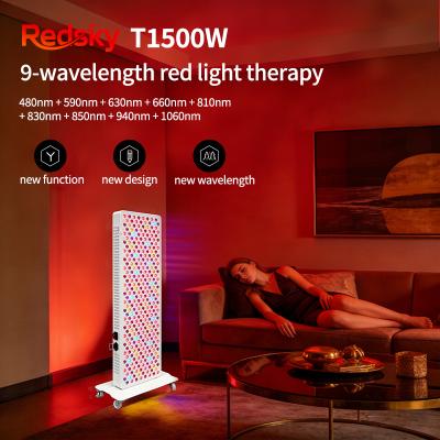 China 9 Wavelengths Full Body Led Infrared Beauty Salon Device Bed Red Light Therapy Panels for sale