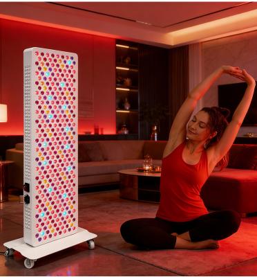China 480nm-1060nm 5 7 9 Wavelengths Dual Chip Infrared Lamp PDT Machine Full Body Red Light Therapy Panels for sale