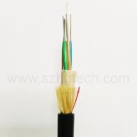 China Outdoor 48Cores Fiber Optic Cable ADSS Optical Fiber Cable PE Outer Jacket Span 100M for sale