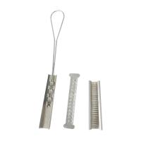 China Steel Hook Clamp Fiber Drop Cable Tension Clamp 201 /304 Stainless for sale