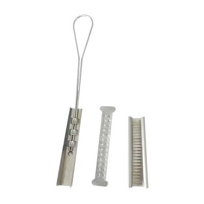 China Steel Hook Clamp Fiber Drop Cable Tension Clamp 201 /304 Stainless for sale