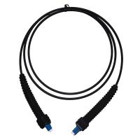 China NSN Patch Cord Duplex LC Fiber Optic Jumper NSN Boot Waterproof Patch Cord for sale
