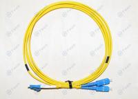 China High Effective SC To LC Single Mode Patch Cable 9/125μM For Local Area Network for sale