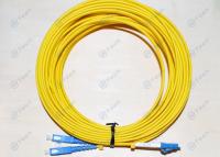 China High Effective SC To LC Single Mode Patch Cable 9/125μM For Local Area Network for sale
