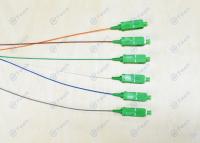 China Colorful 12 Core Fiber Optic Cable , SC APC Pigtail High Temperature Stability for sale