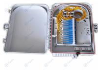 China 24 Ports Fiber Termination Box , 24Cores Fiber Optic FTTH Distribution Box Rainfall Resistant for sale