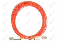 China 9/125μm Duplex Singlemode LC-LC Fiber Optic Patch Cable LSZH Cable for sale
