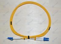 China 9/125μm Duplex Singlemode LC-LC Fiber Optic Patch Cable LSZH Cable for sale