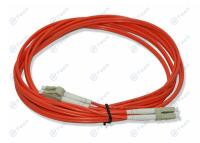 China 9/125μm Duplex Singlemode LC-LC Fiber Optic Patch Cable LSZH Cable for sale
