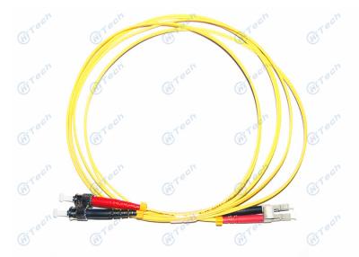China Large Return Loss ST To LC Single Mode Fiber Patch Cable Inner Ceramic Ferrule for sale