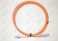 China Zipcord 62.5/125μM Multimode Fiber Jumpers , SC To LC Fiber Patch Cord RoHS Approved for sale