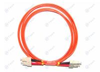 China Low Toxicity LSZH SC To SC Single Mode Fiber Cable Duplex 9/125μM Polishing Type UPC for sale