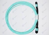 China OM3 MPO MTP Patch Cord RoHS Certified For Fiber Optic Telecommunication for sale