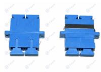 China Telecom Blue SC Fiber Optic Adapter Easy Operate For Data Processing Networks for sale