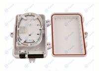 China SC UPC FTTH Splitter Box 4 Cores Waterproof Ultra Violet Resistant For CATV System for sale