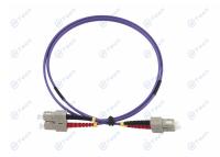 China 2.0mm SC Fiber Optic Jumper Orange Color -40 To +85 Temperature ≤0.2dB for sale