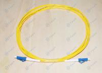 China OM3 Duplex Fiber Optic Jumper LC To LC Tensile Strength > 10kg Customized Length for sale