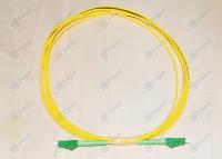 China OM3 Duplex Fiber Optic Jumper LC To LC Tensile Strength > 10kg Customized Length for sale