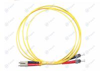 China LSZH Cable Fiber Optic Jumper ST To LC With Special Flame Retardant Coating for sale
