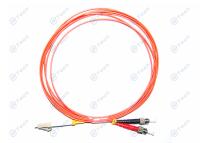 China LSZH Cable Fiber Optic Jumper ST To LC With Special Flame Retardant Coating for sale