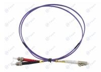 China LSZH Cable Fiber Optic Jumper ST To LC With Special Flame Retardant Coating for sale