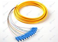 China Bundle Type SC Fiber Optic Pigtail Fan Out Single Mode High Temperature Stability for sale